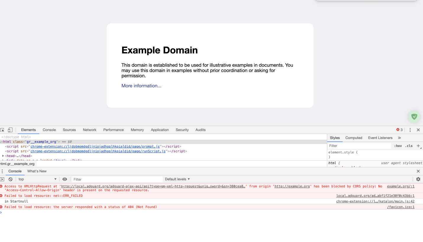 AdGuard Assistant doesn't work · Issue #894 · AdguardTeam/CoreLibs · GitHub