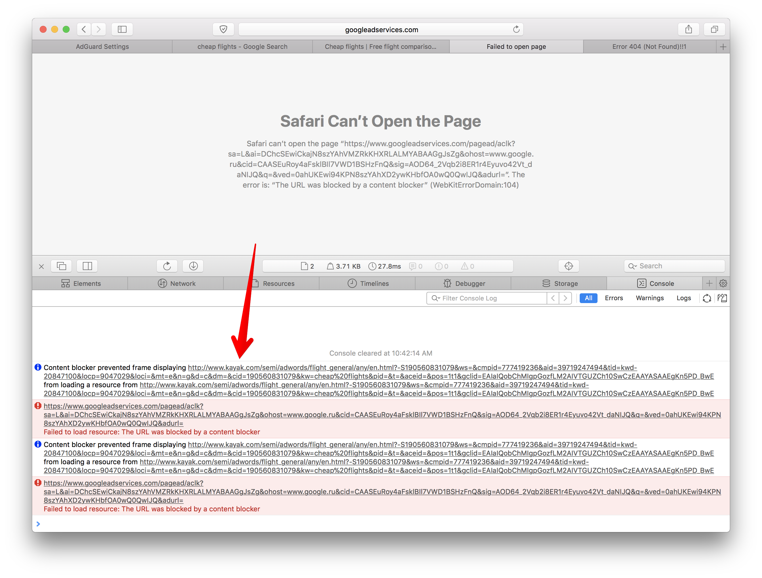 [Safari MacOS] Not allowing search ads to click through [New API ...