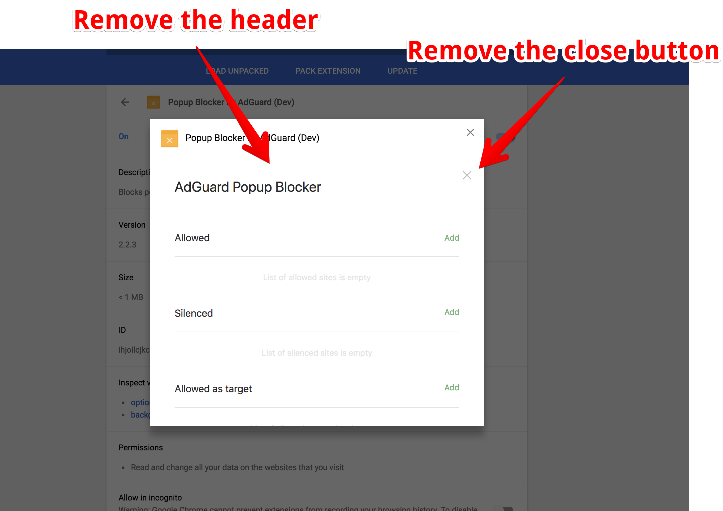 Extension settings page · Issue #96 · AdguardTeam/PopupBlocker · GitHub